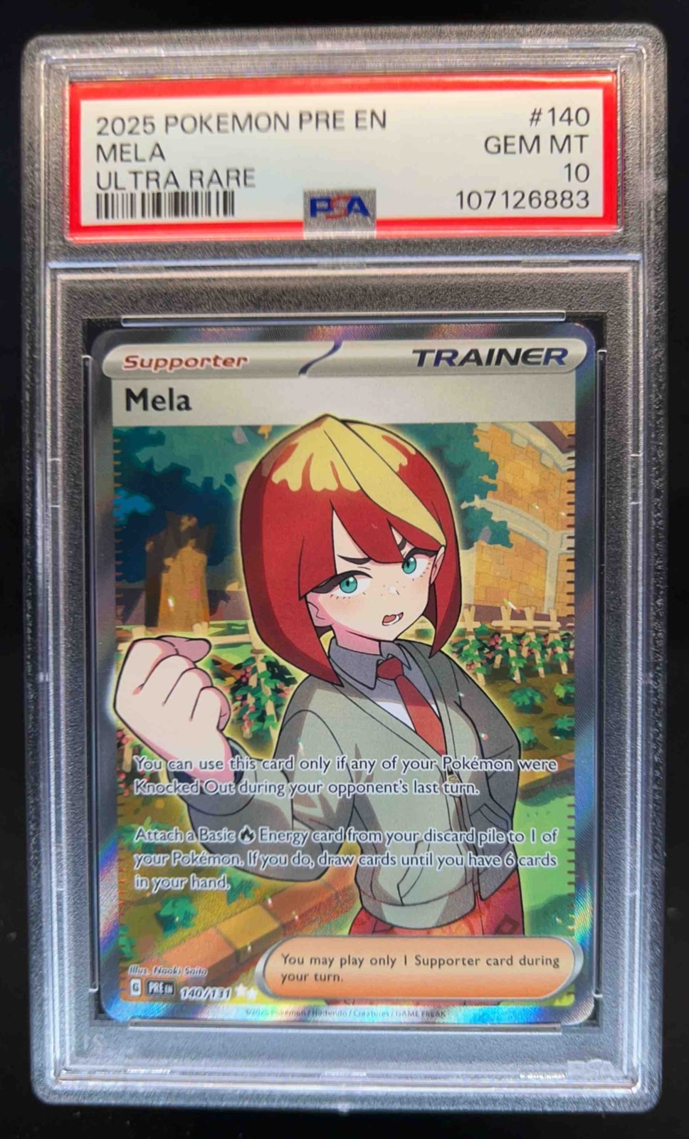 Mela 2025 Scarlet & Violet: Prismatic Evolutions #140/131 Ultra Rare ...