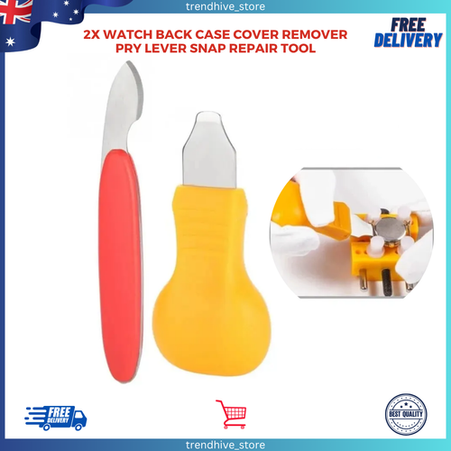 2X Watch Back Case Cover Remover Battery Opener Pry Lever Snap Repair ...