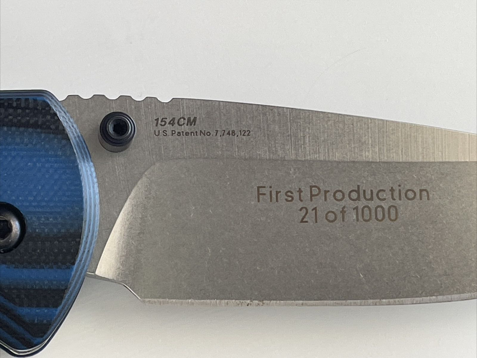 Benchmade 665 APB Assisted Folding Knife First Production 21 of 1000 ...