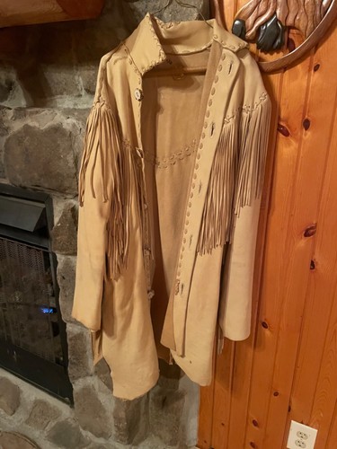 Native Made Buck Skin leather jacket | eBay