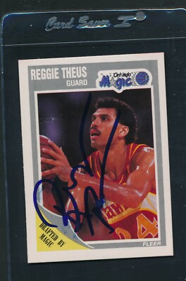 1989/90 Fleer #111 Reggie Theus Orlando Magic Signed Auto *54289 | eBay