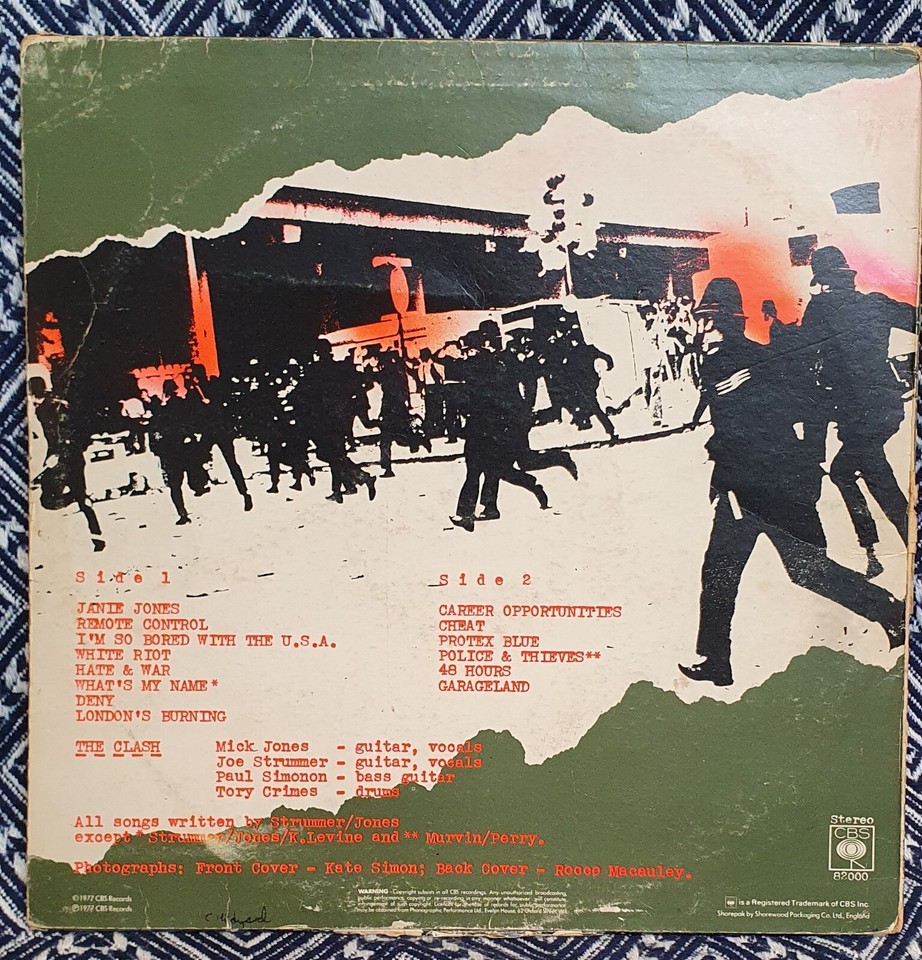 The Clash by The Clash First Album Vinyl LP 1977 196587377410 | eBay