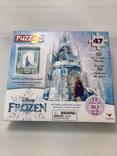 New Disney Frozen 3D Elsa Ice Castle Puzzle 12 in Tall Puzz3d | eBay