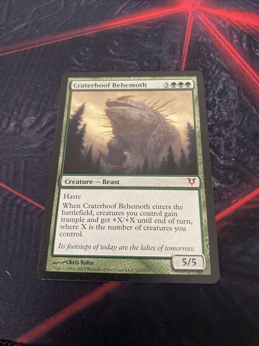 Craterhoof Behemoth Craterhoof Behemoth Avacyn Restored Magic: The