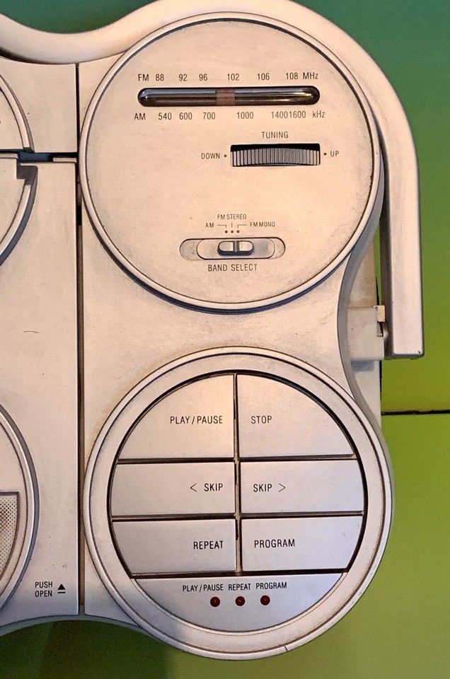 2/2 Rare Vintage Pepsi Japan Promo Portable Speakers Boombox CD Player ...
