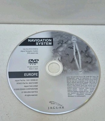 JAGUAR SAT NAV DISC DVD UK & EUROPE 1X4310E898AH | eBay UK