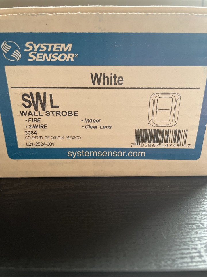 System Sensor SWL Fire Alarm Wall Strobe White | eBay