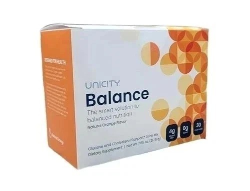 UNICITY Balance Cholesterol Support Drink Mix 30 Stick Pack ORANGE Exp ...