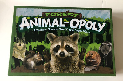 Forest Animal Opoly Monopoly Property Trading Board Game Complete | eBay