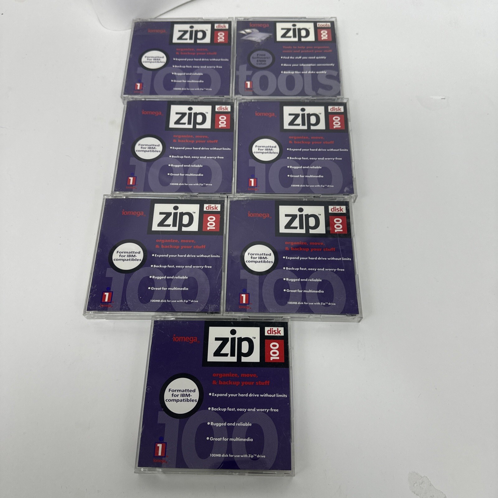 Iomega Zip 100 Disk Formatted for IBM Compatibles Free Shipping 742709100208| eBay