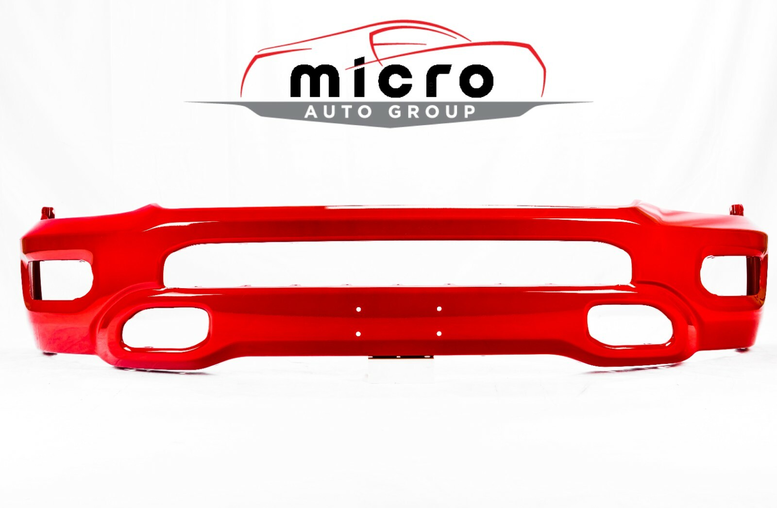 NEW Painted Flame Red PR4 Front Bumper For 2019-2024 RAM 1500 New Body ...