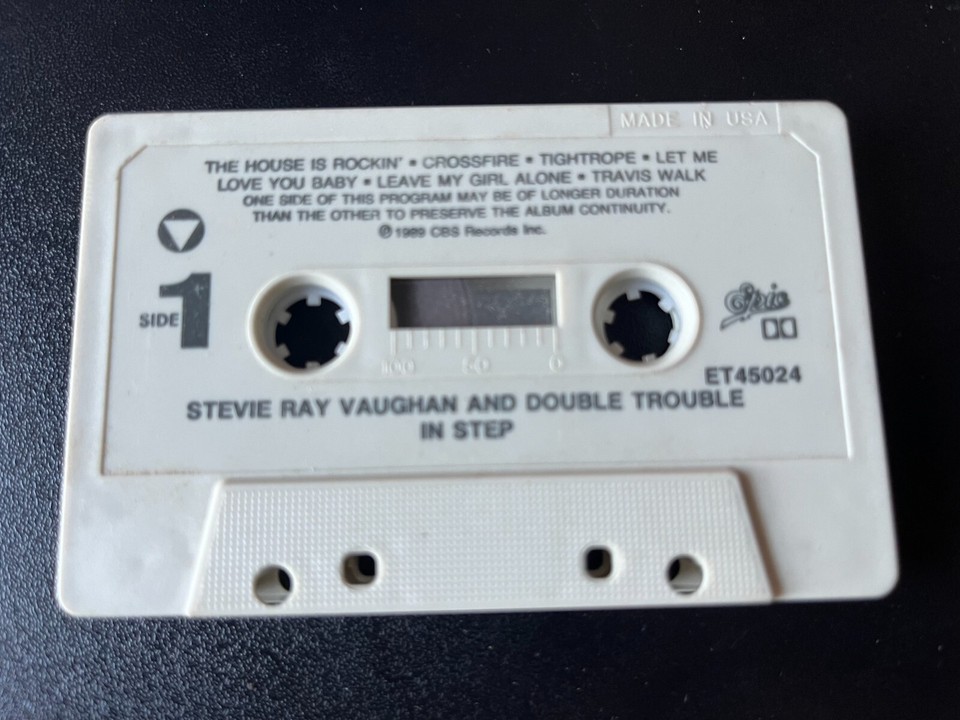 Stevie Ray Vaughan And Double Trouble - In Step Cassette Tape PLAY ...
