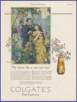 Vintage 1924 COLGATE'S Perfumes Florient Walter Biggs Art Décor 1920's ...