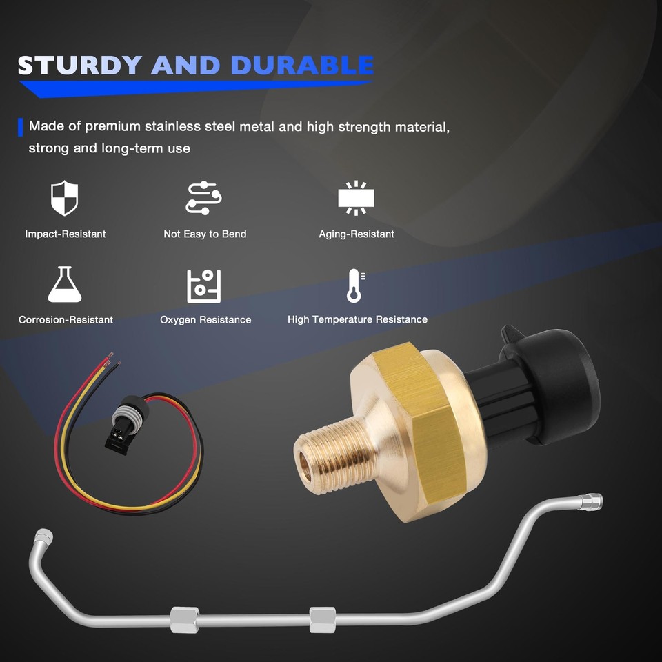 EBP Exhaust Back Pressure Tube Sensor for 94-97 Ford F250 F350 7.3L ...