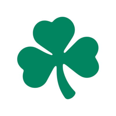 Small Green Removable Vinyl Shamrock Decal Stickers (4") Used for ...