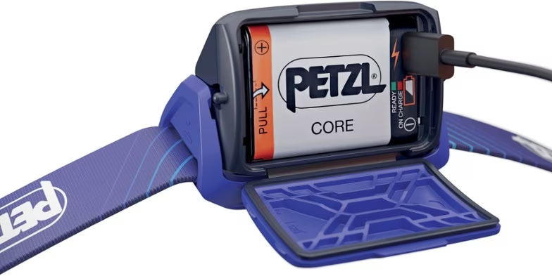 PETZL "Tikka" Core 450 Lumens Compactable Headlamp | Rechargeable ...