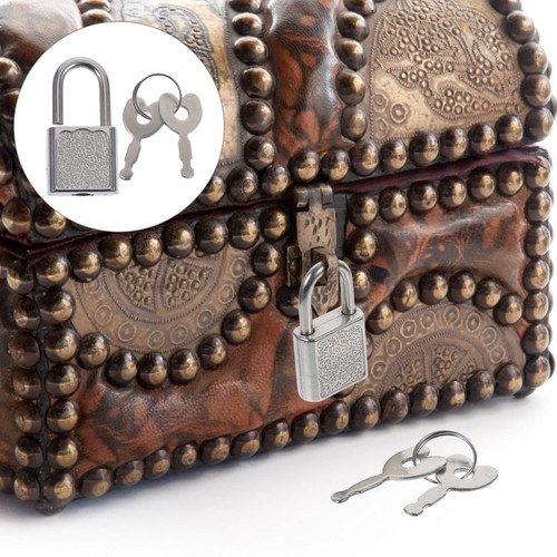 5 Sets of Treasure Box Lock with Key Plastic Lock Kids Toy Box Padlock ...
