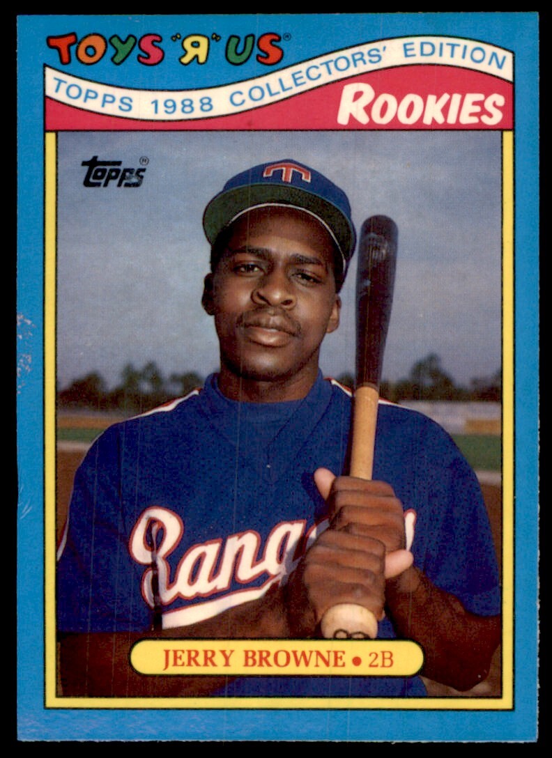 1988 TOPPS TOYS'R'US ROOKIES JERRY BROWNE TEXAS RANGERS #3 | eBay