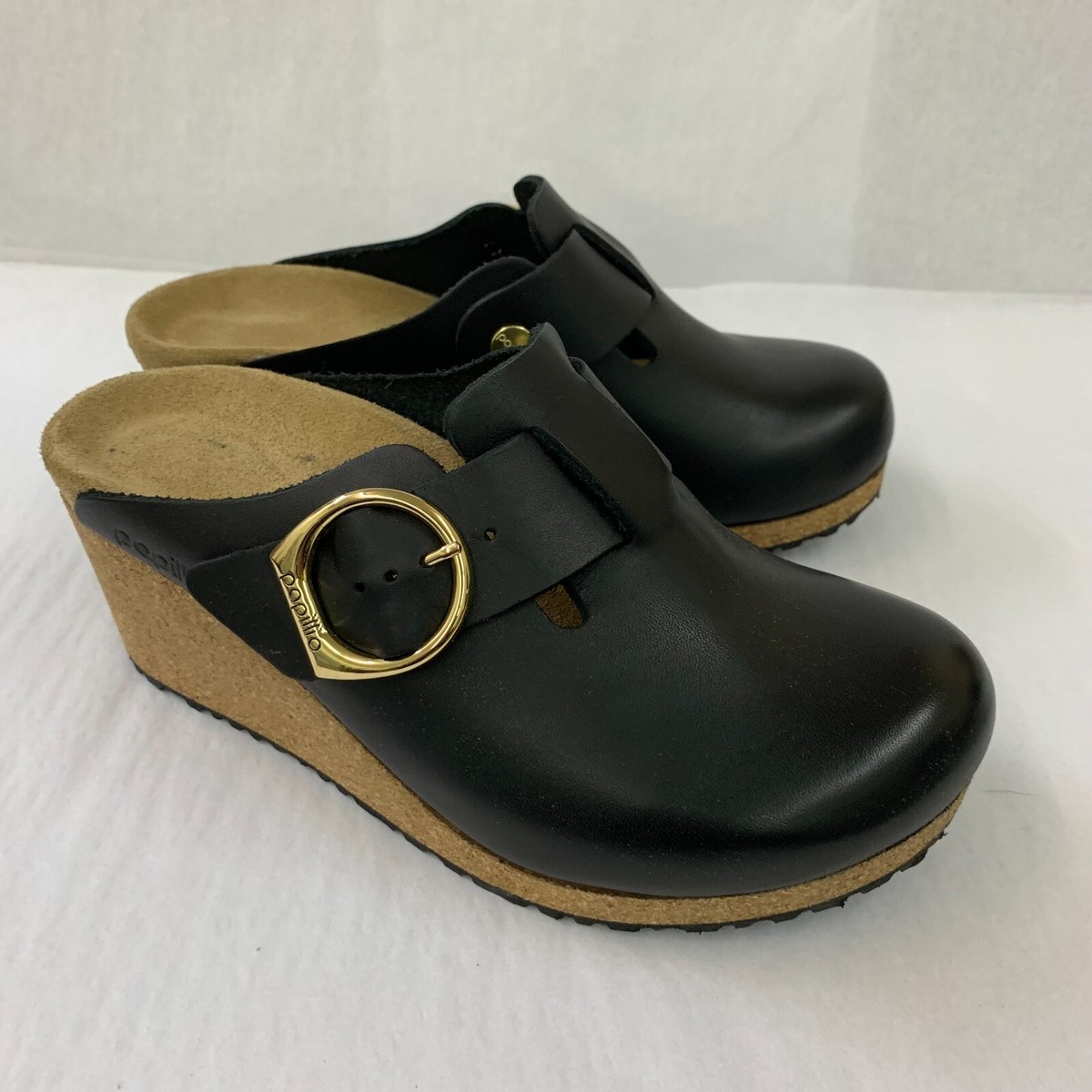 Birkenstock New w/o Box Papillio Fanny Ring Buckle Black Birkenstock New w/o Box Papillio Fanny Ring Buckle Black
