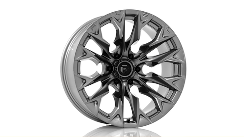 Set 4 20" Fuel D806 Flame 20x9 6x135 1mm Platinum Wheels For Ford ...
