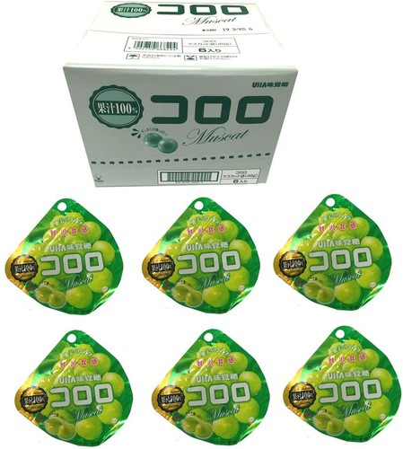 Japan UHA Cororo Fruit Juice Gummy Muscat GUMMI 40g Sweets Snacks Candy ...