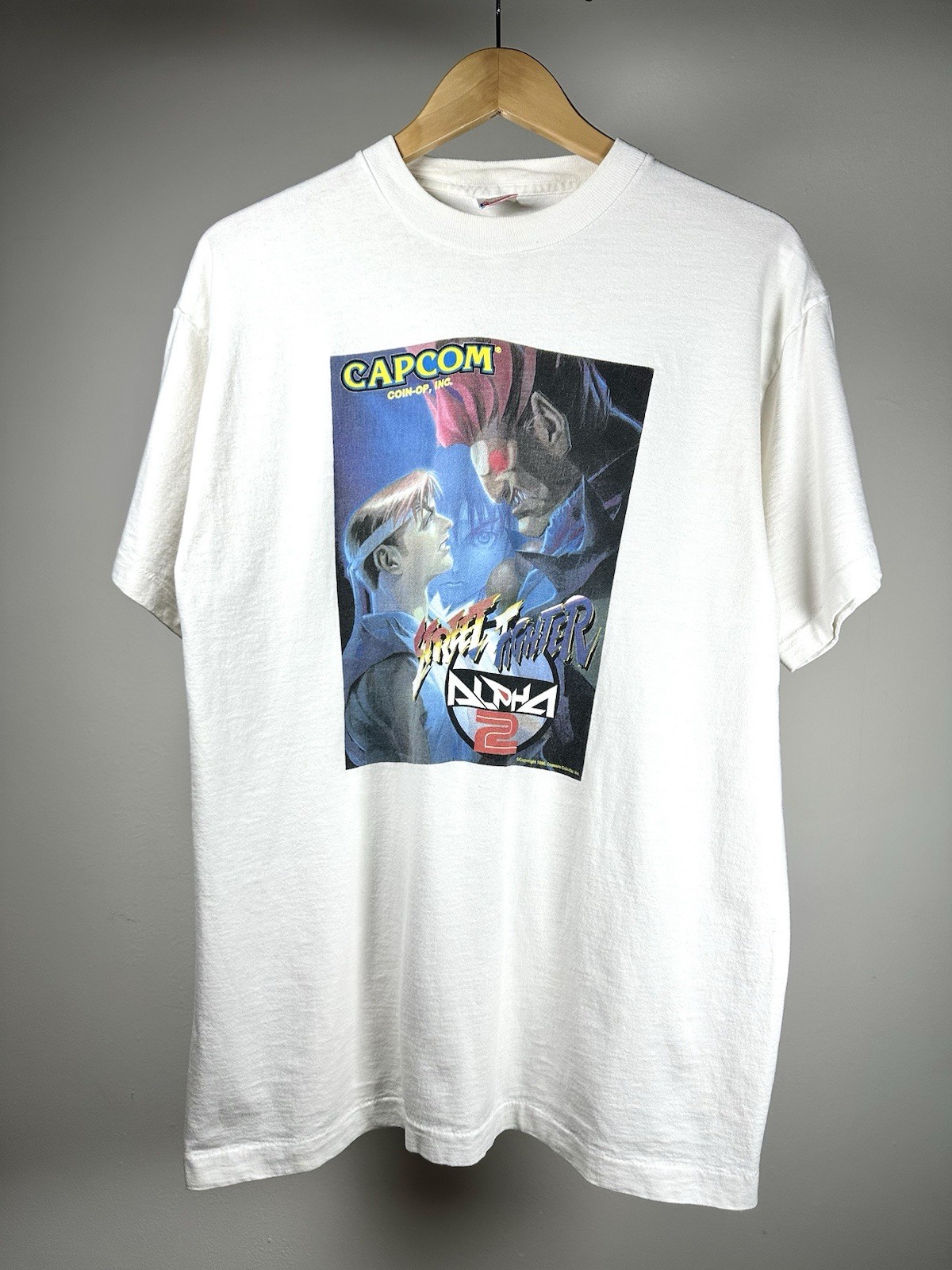 1996 vintage capcom streetfighter II 2 promo tee shirt - Gem