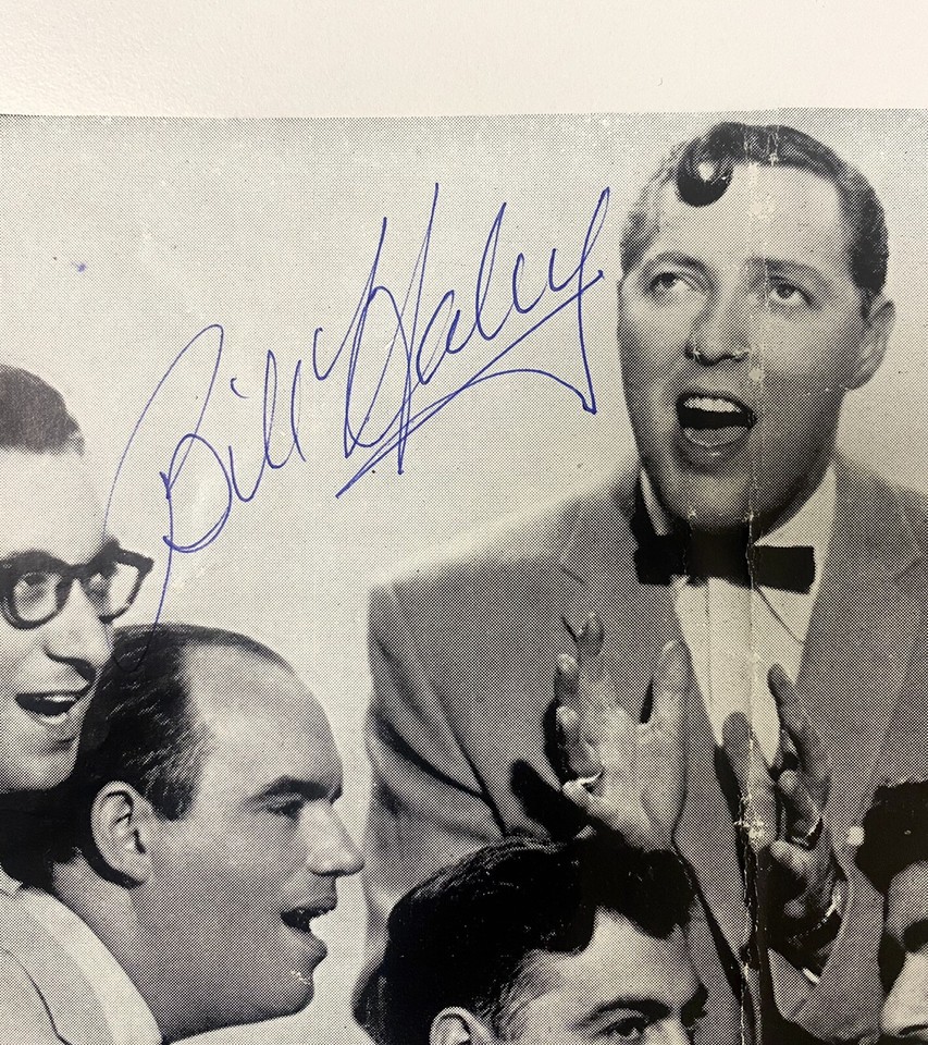 Bill Haley Signed Autograph Programme Photo (& Comets Member Billy ...