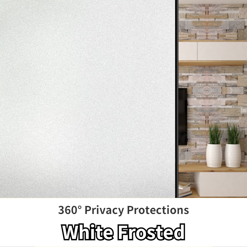 Window Privacy Film UV Blocking Sticker Frosted Glass Static Clings ...