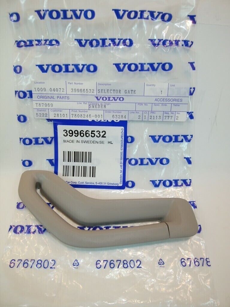Genuine New Volvo Front Right Seat Belt Guide 39966532 OEM | eBay