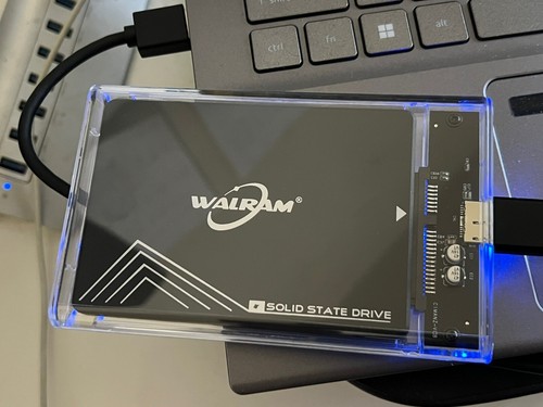 Portable SSD 2.5” SATA3.0 Walram 240GB Installed Hard Drive 450mb/s ...