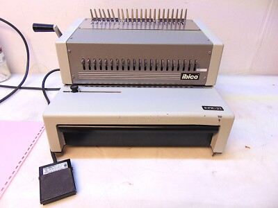 Ibico EPK-21 Electric Punch Comb Binding Machine With Foot Pedal T-51 ...