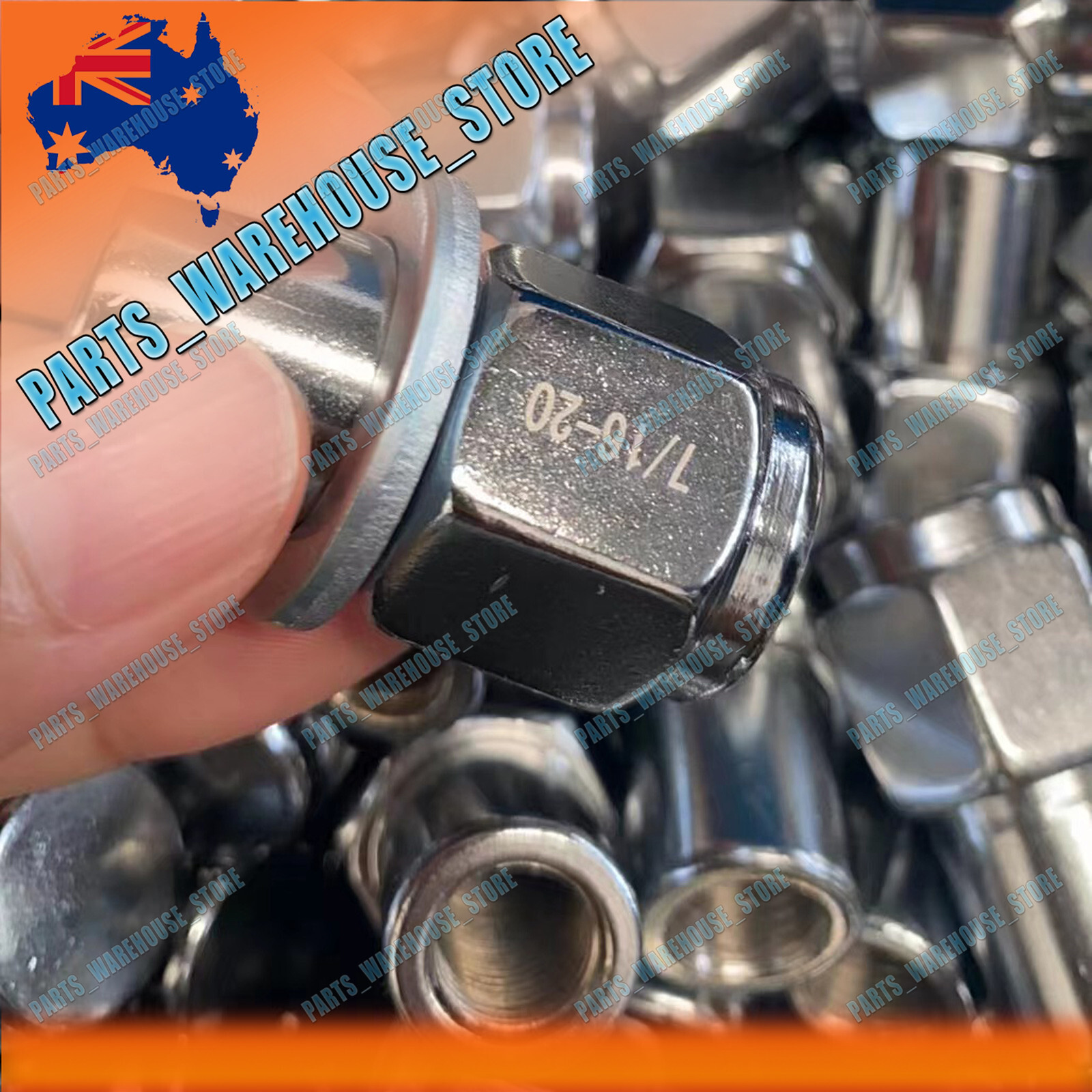 20pcs for Holden HR HK HT HG HQ HZ WB 7/16" Chrome Old Style Mag Wheel ...