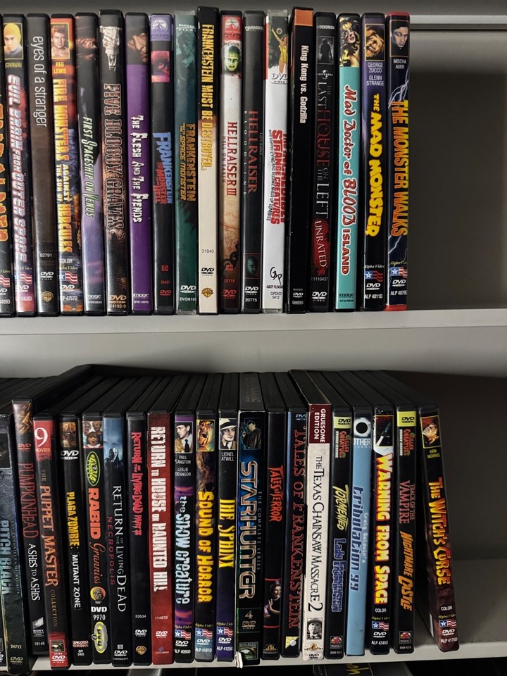 U Pick DVD Horror Classics Slasher Cult Fantasy Sci-Fi Lot #6 Free US ...