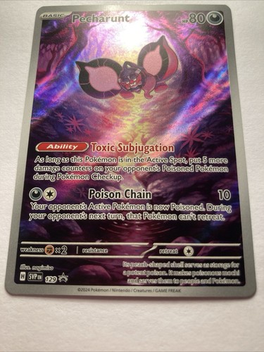 Pecharunt -SV 129 Full Holo Pokémon Promo. High Grade Card! Gradable ...