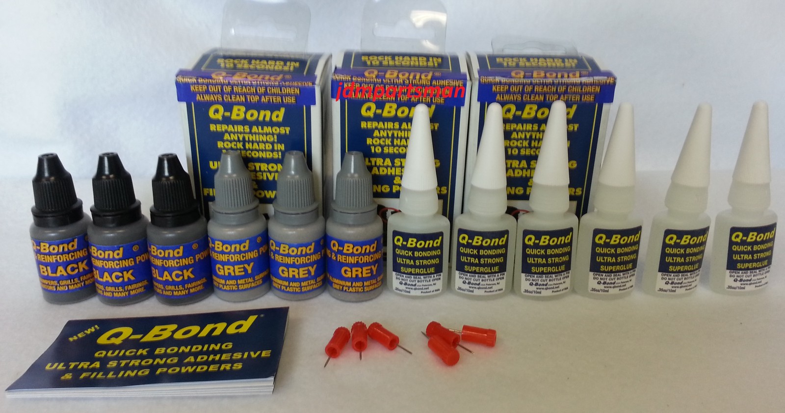 Q-BOND GLUE ADHESIVE & FILLING POWDER ULTRA STRENGTH 12-PCS | eBay