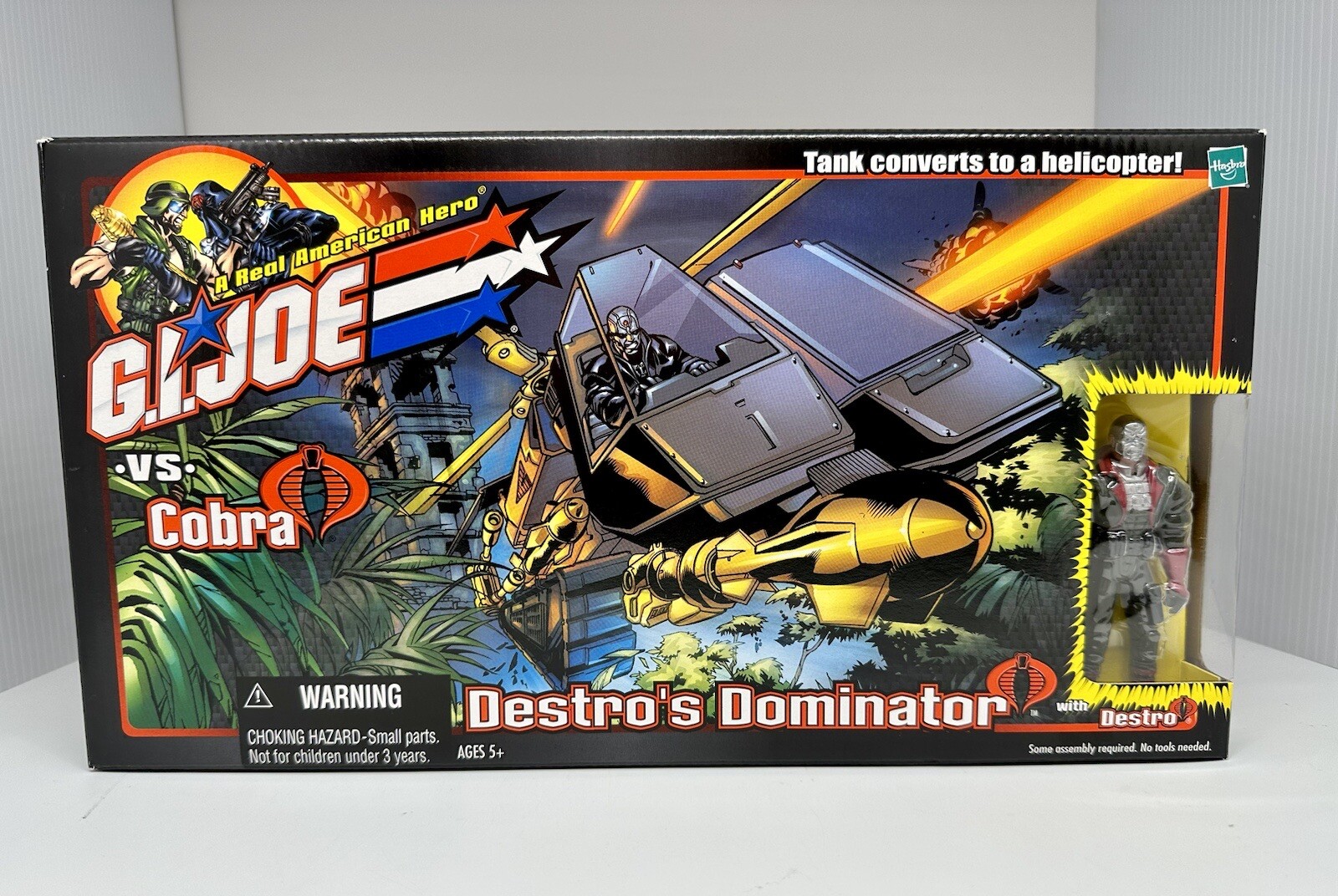 Hasbro 2001 ARAH Gi Joe VS Cobra Destro's Dominator Tank Helicopter ...