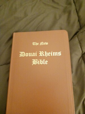 Douai-Douay Rheims Bible (New) ; Not a Challoner edition. First edition ...