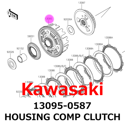 【NEW】Kawasaki Genuine 2018-2023 Ninja 400 Z400 HOUSING COMP CLUTCH ...