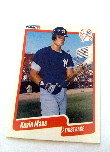 1990 Fleer Update Baseball Kevin Maas Rookie Card #U-113 Factory Set ...