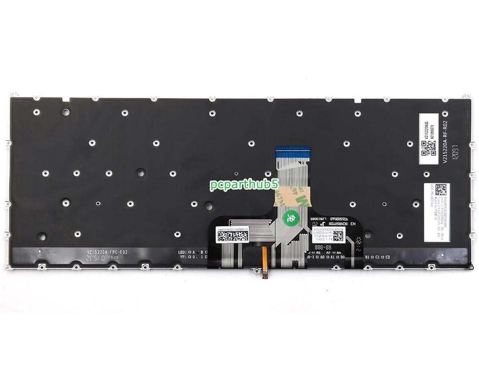 New Lenovo Yoga 7 14ARB7 14IAL7 Slim 7 ProX 14ARH7 14IAH7 Keyboard US ...