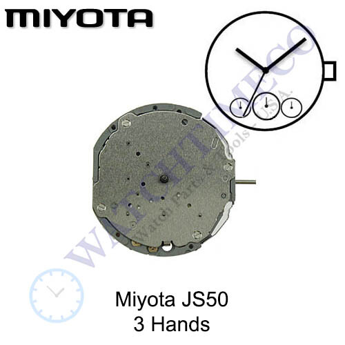 Genuine Miyota JS50 Movement Japan 3 Hands, Stopwatch | eBay