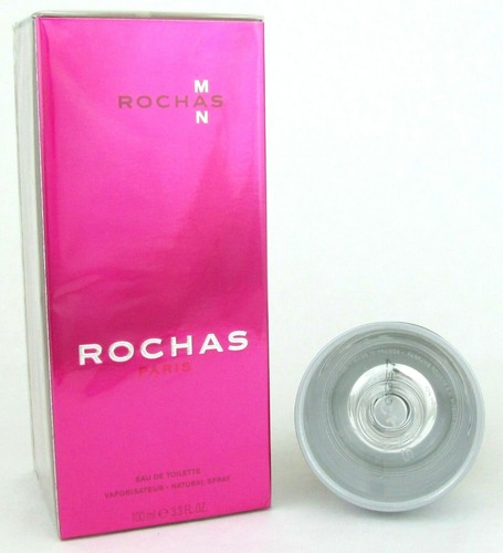 Rochas Man by Rochas Eau De Toilette Spray for Men 3.3 oz. New in ...