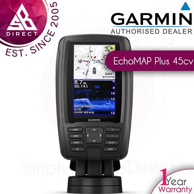 Garmin ECHOMAP Plus 45cv│4.3" GPS Plotter CHIRP Sonar│UK/Ireland ...