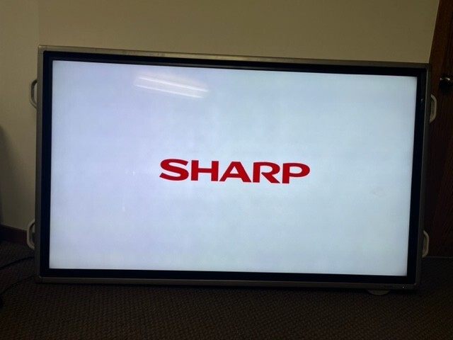 Sharp PN-L702B 70" Touchscreen VGA DVI RS-232C HDMI 240W Monitor Silver | eBay