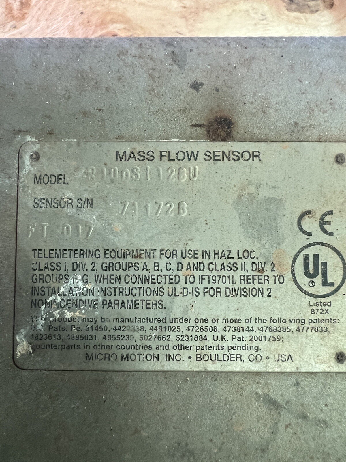 Micro Motion CMF 100M328MRAUEZZZ | eBay