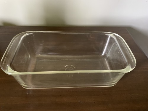 Vintage PYREX #213 LOAF PAN CLEAR BAKING DISH 1 1/2 QUART MADE IN USA B ...