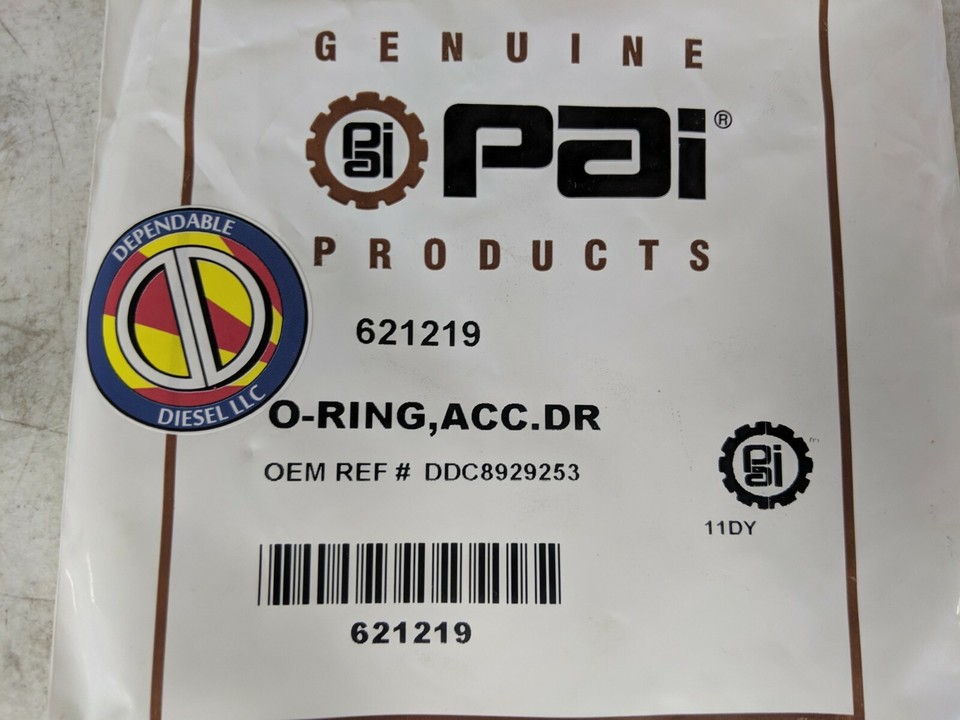 Accessory Drive Housing O-Ring for Detroit Series 60. PAI # 621219 Ref ...