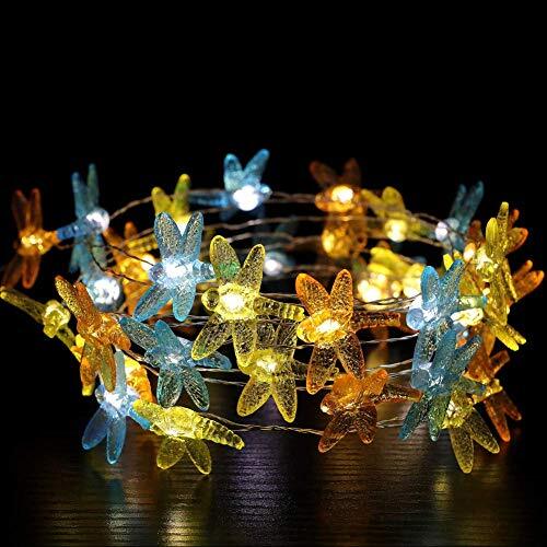Dragonfly Decorative String Lights 18.7 Ft 40 Led Usb Plugin Copper ...