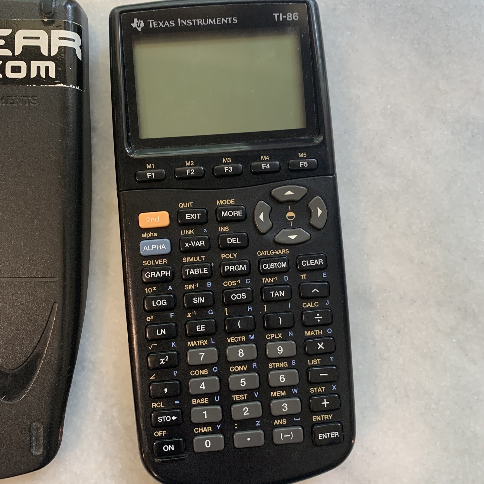 Texas Instruments TI-86 TI86 Graphing Calculator w/ Cover Untested | eBay
