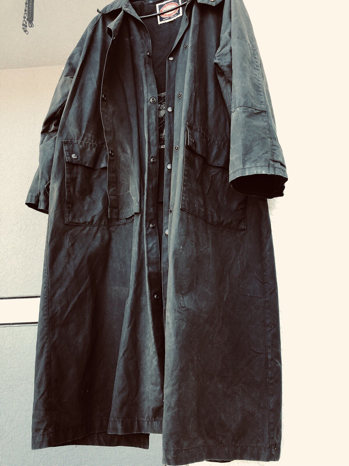 The Australian Outback Collection Men's Oilskin Duster/cattleman’s ...